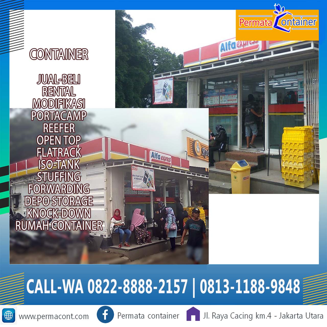 Mini Market Container - Sewa Container Jakarta | Sewa Container Office ...