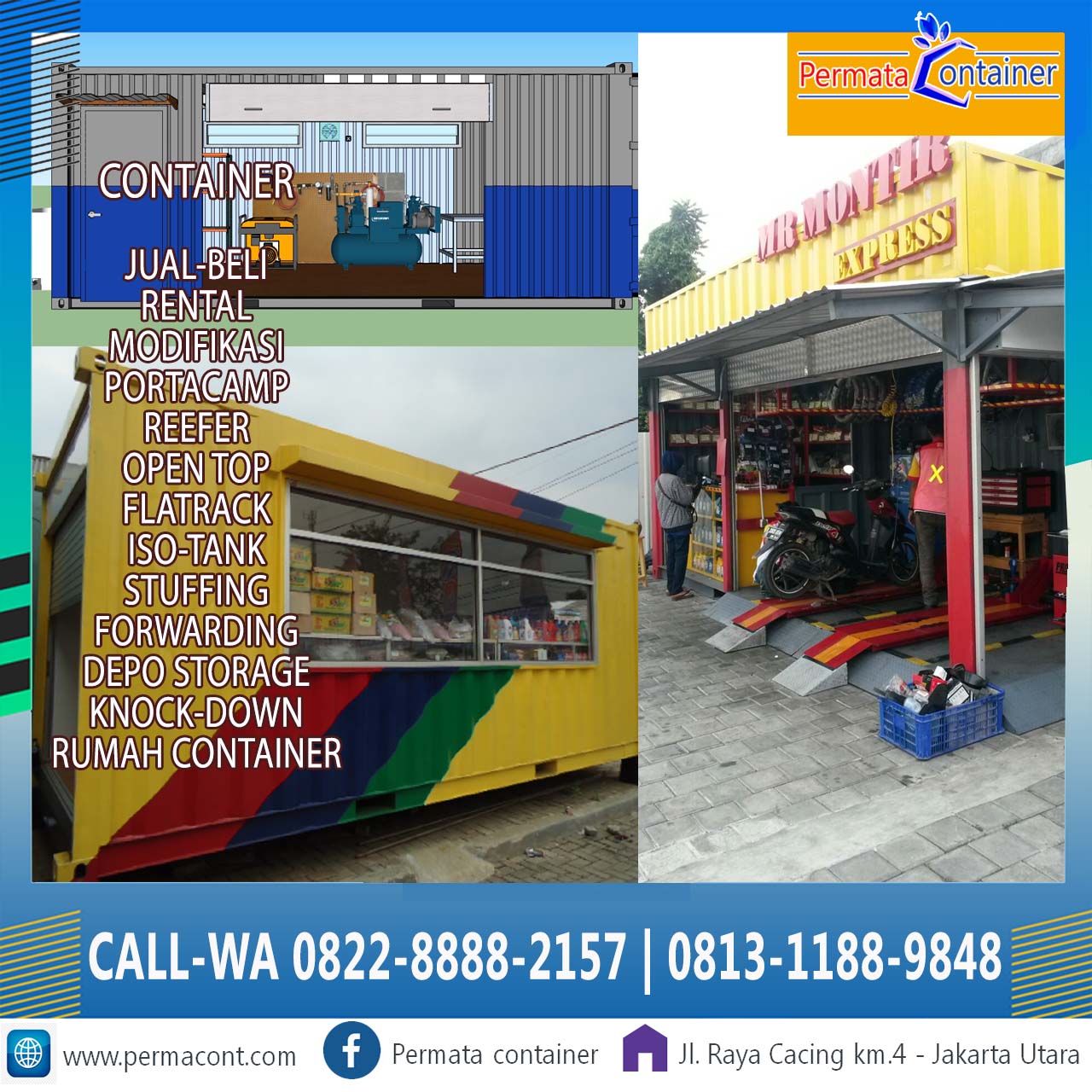 Container Bengkel - Sewa Container Jakarta | Sewa Container Office ...